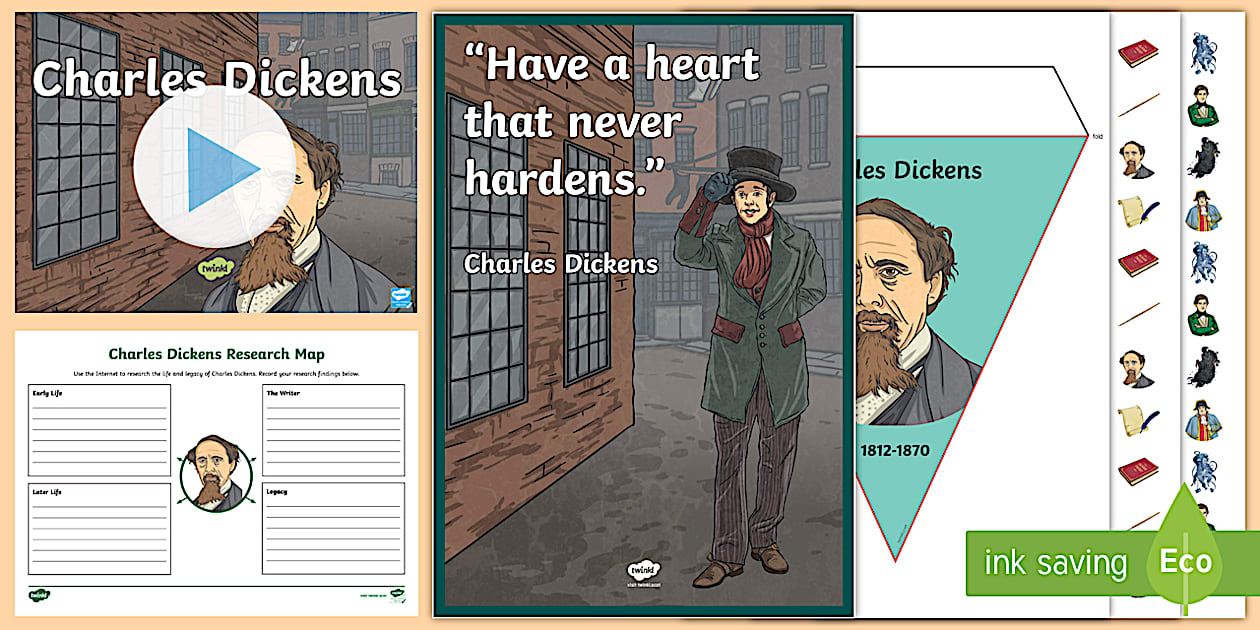 Charles Dickens Biography Resource Pack - Twinkl