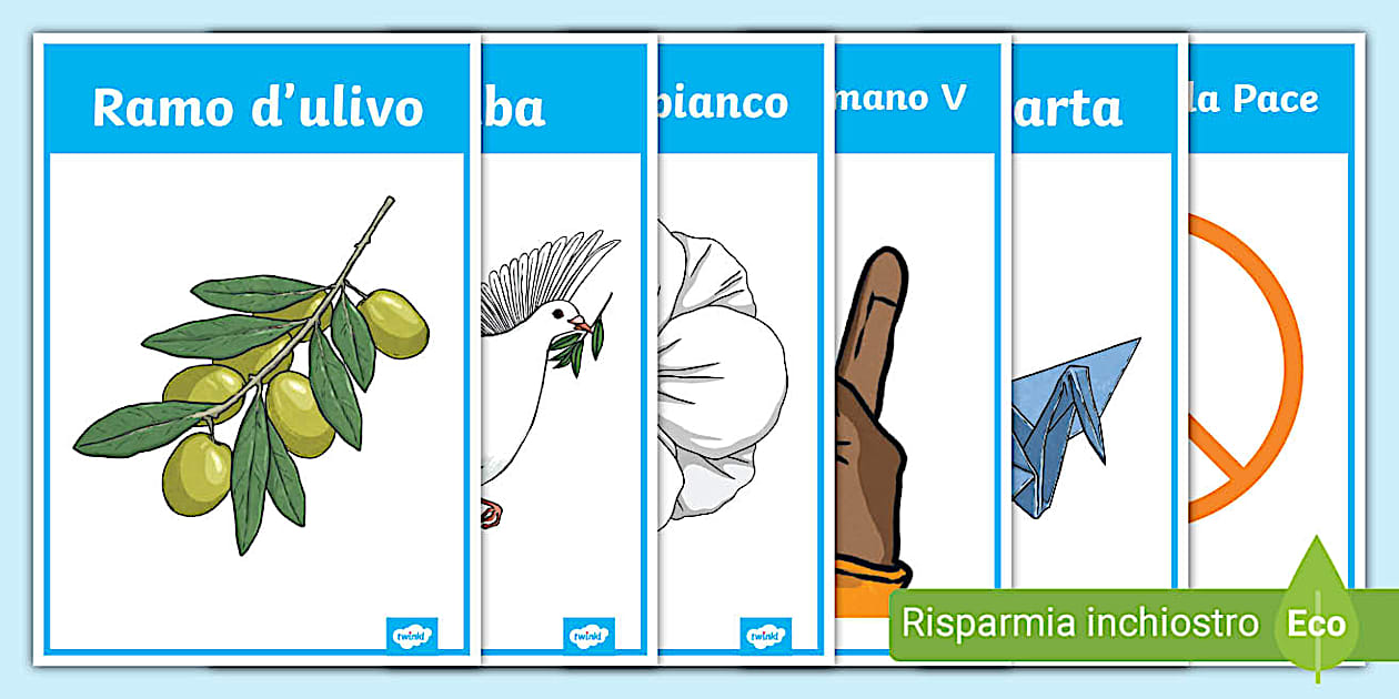 Poster Simboli della Pace (teacher made) - Twinkl
