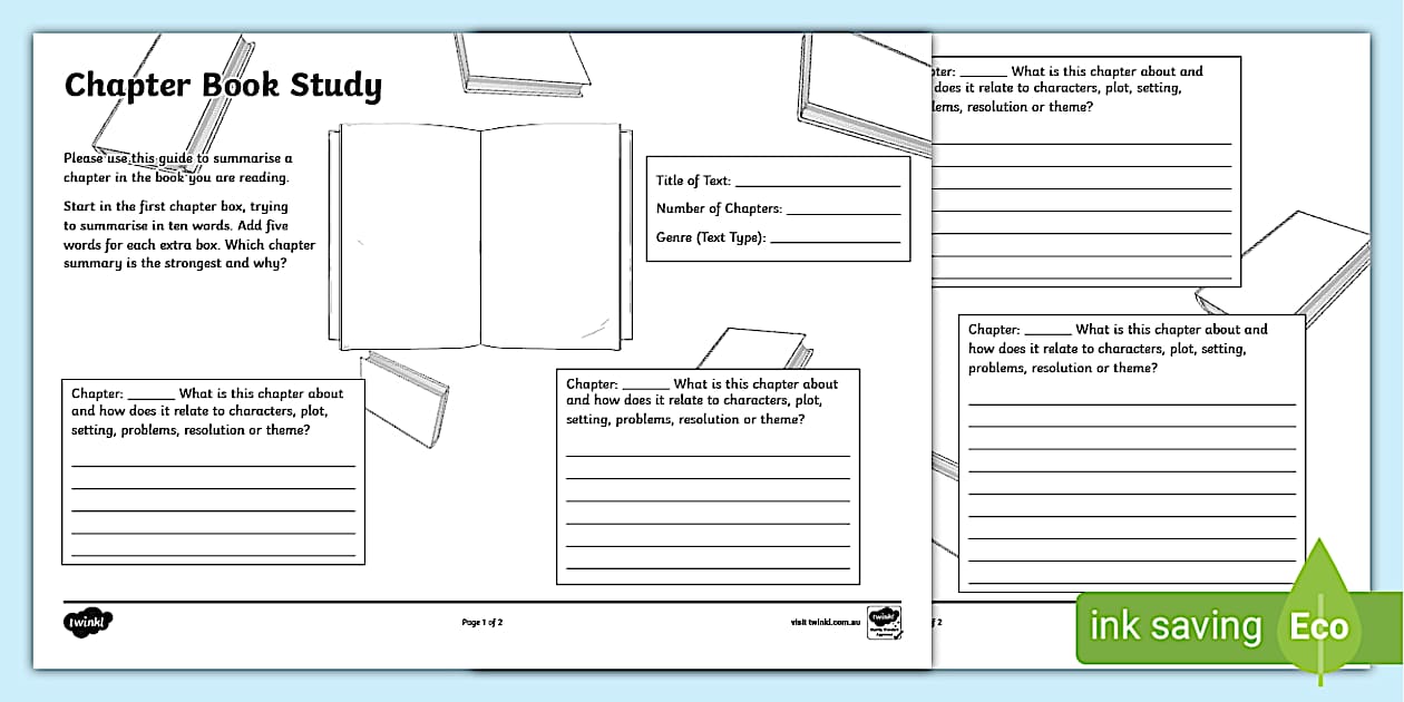 Chapter Book Study (teacher made) - Twinkl