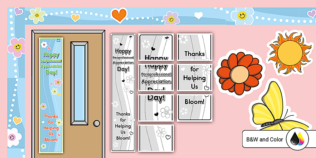 Paraprofessional Appreciation Day Decorating Pack | Twinkl