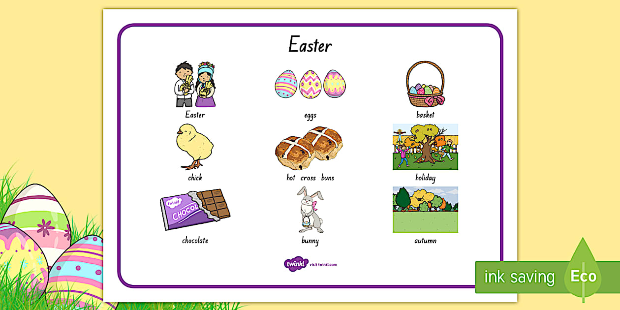 New Zealand Easter Word Mat (ティーチャーメイド)