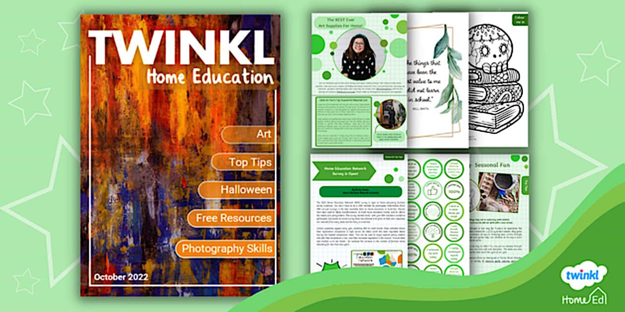Home Education October Magazine (Teacher-Made) - Twinkl