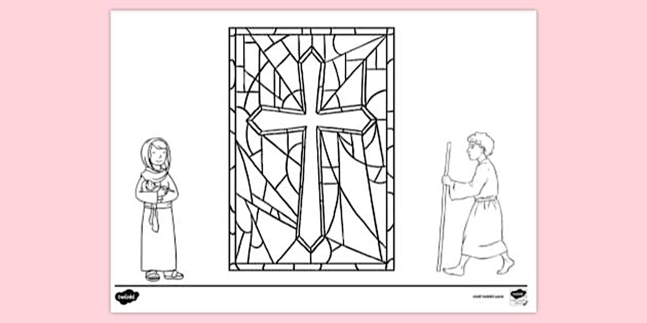 Religious Colouring Page For Toddlers | Colouring Sheets