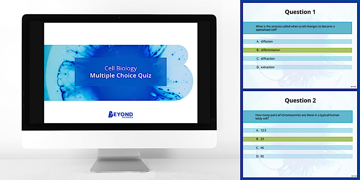 GCSE Cell Biology Multiple Choice Quiz | Beyond - Twinkl