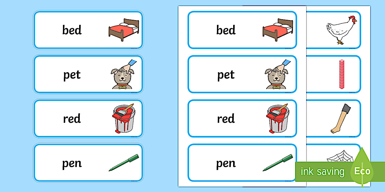 CVC (e) Word Cards (teacher made) - Twinkl