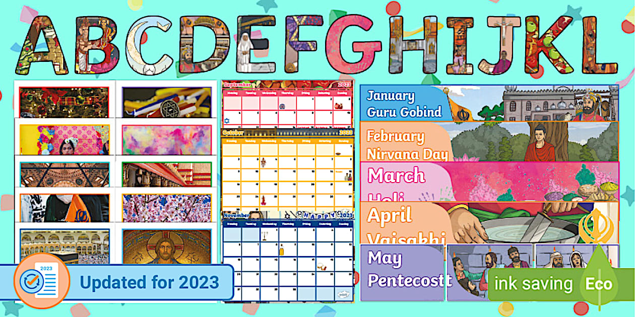 KS2 Annual Festivals and Celebration Display Pack - Twinkl