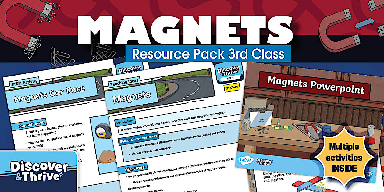 STEM (Energy and Forces) Magnets Resource Pack 3rd Class
