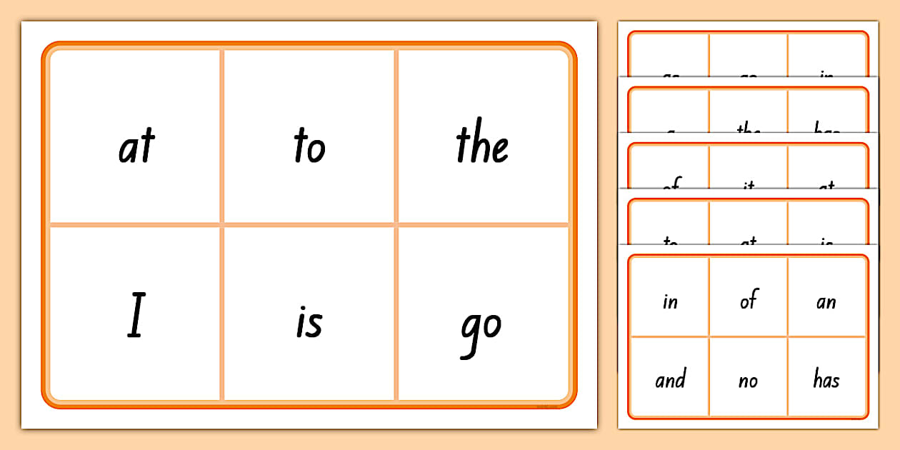 Level 2 Sight Word Bingo (teacher made) - Twinkl
