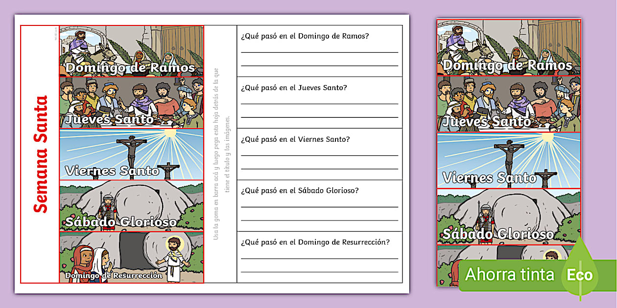 Booklet: Semana Santa (teacher made) - Twinkl