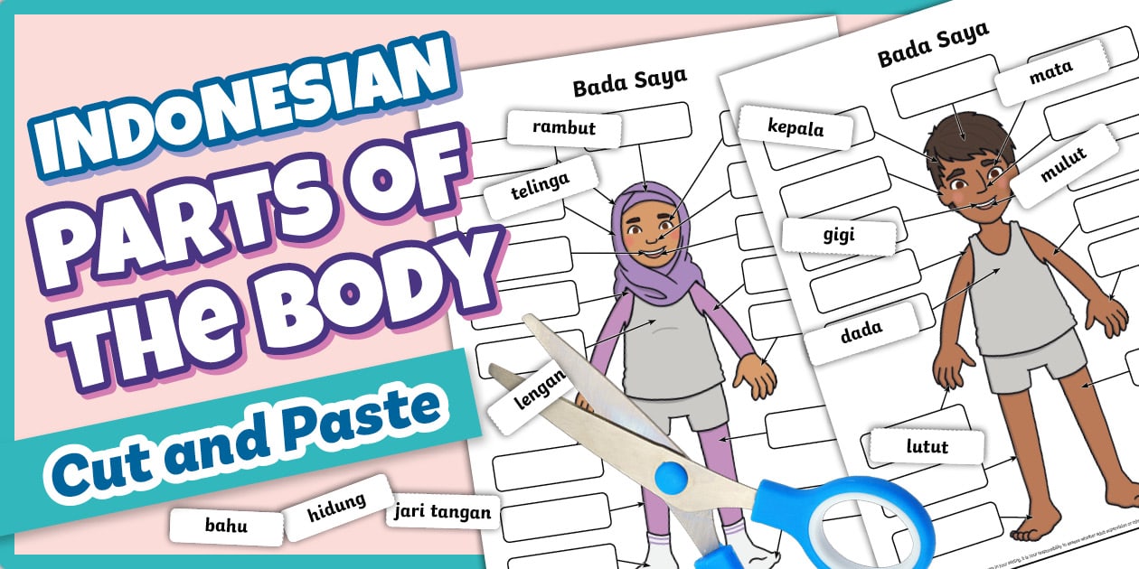 Indonesian Body Parts Cut and Paste