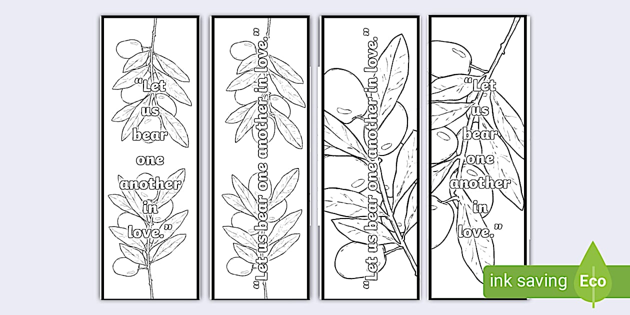 World Day of Prayer Colouring Bookmarks - Twinkl - KS2