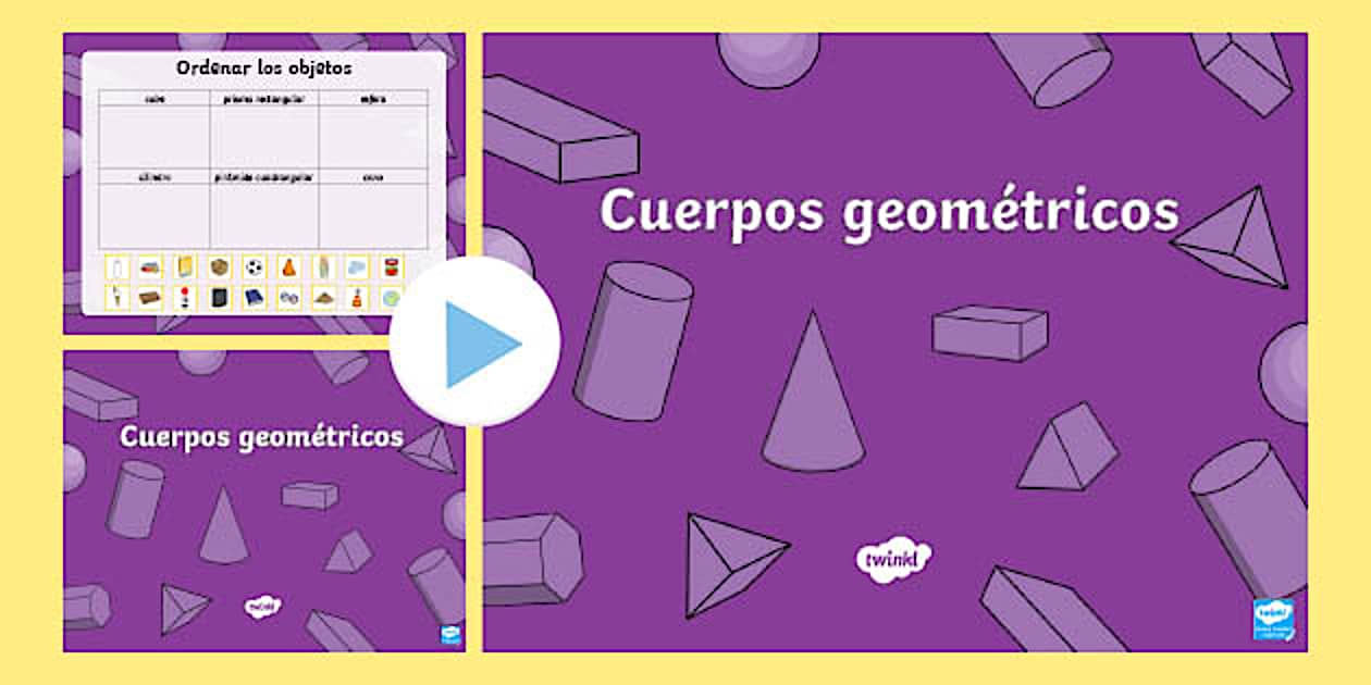 Powerpoint: Cuerpos geométricos (teacher made) - Twinkl