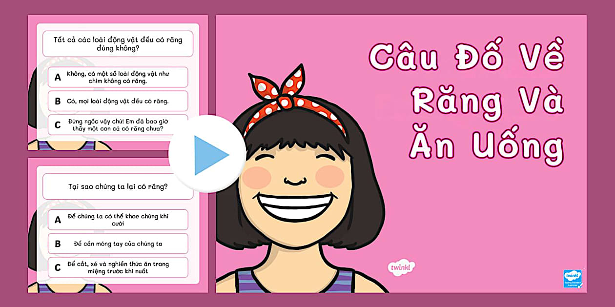 Powerpoint Câu Đố Về Răng Và Ăn Uống - Twinkl