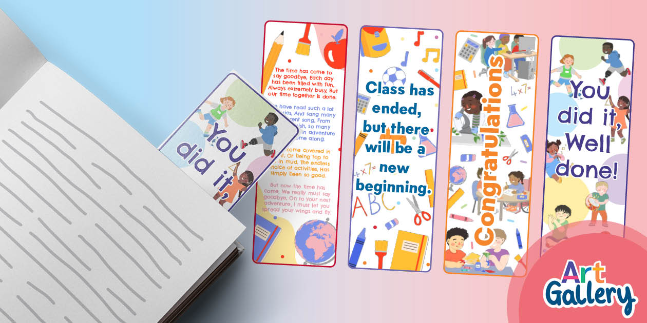 Graduation 2025 End of School Year Bookmarks (teacher made)