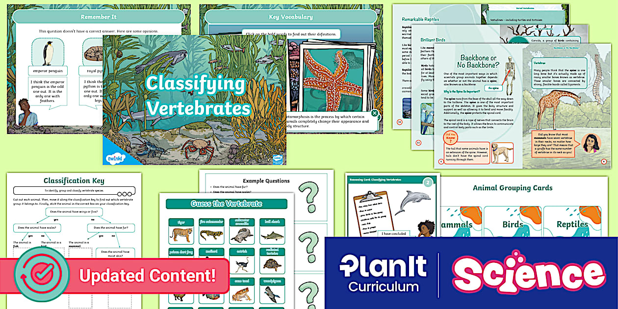 Science Classification of Living Things and Their Habitats