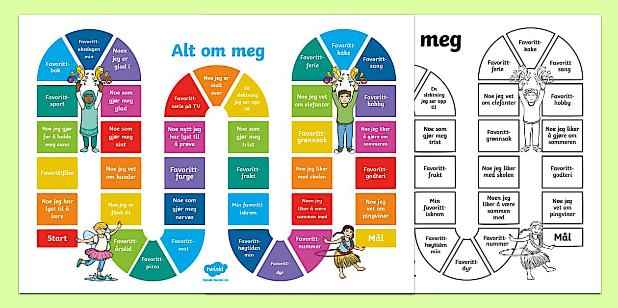 Bli kjent med hverandre med morsomt brettspill! - Twinkl