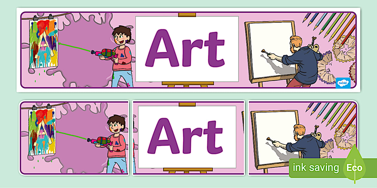 👉 Art Display Signs - KS2 Resources (Teacher-Made)