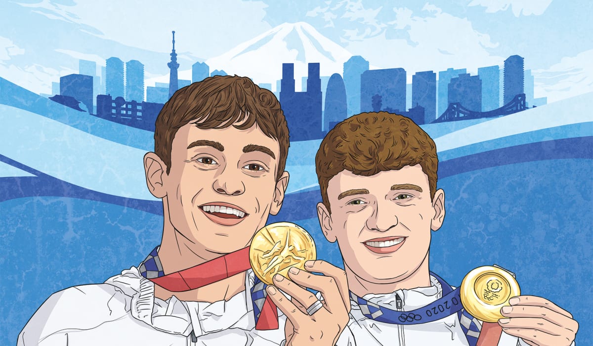 Tom Daley and Matty Lee Olympic Gold - Twinkl NewsRoom