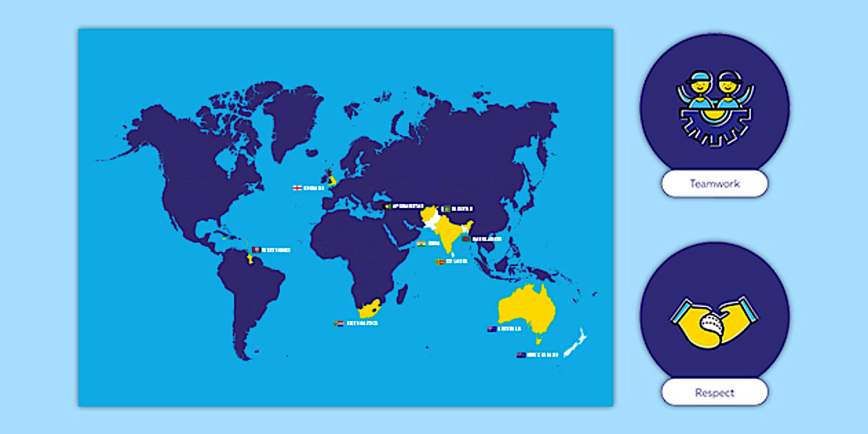 FREE! - KS2 ICC Cricket World Cup Display Pack - Twinkl