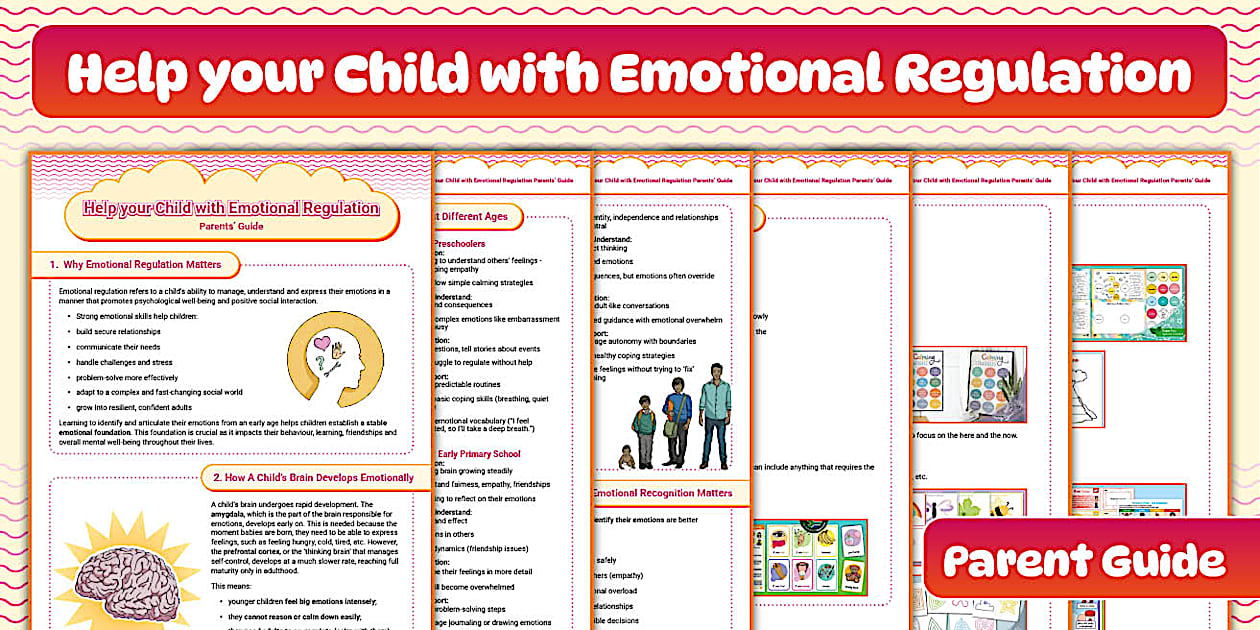 Help Your Child Regulate Emotions - Parents' Guide