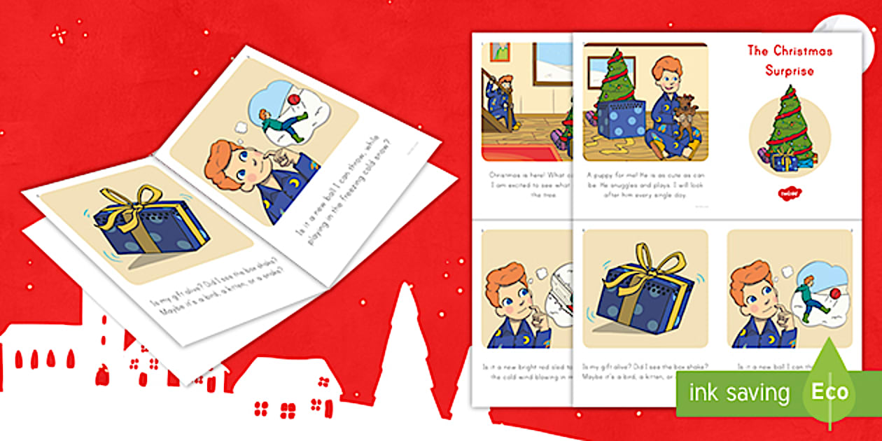 The Christmas Surprise Emergent Reader (Teacher-Made)