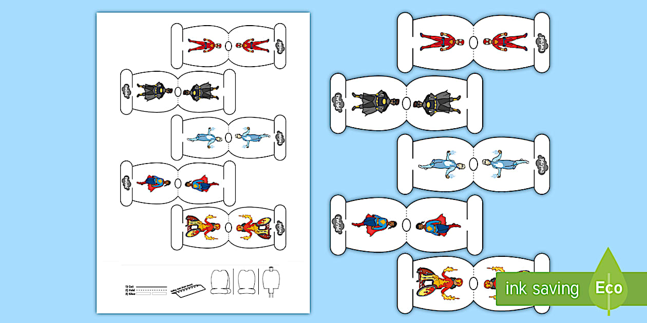 Superhero Themed Pencil Topper (teacher made) - Twinkl