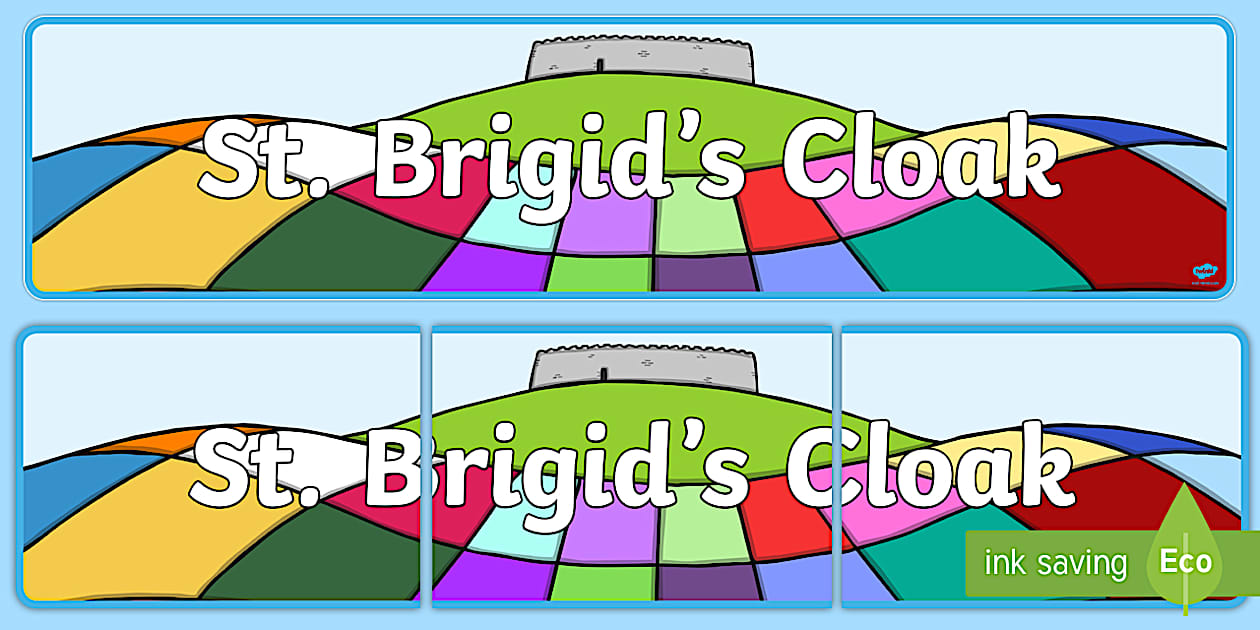 Saint Brigid's Cloak Display Banner