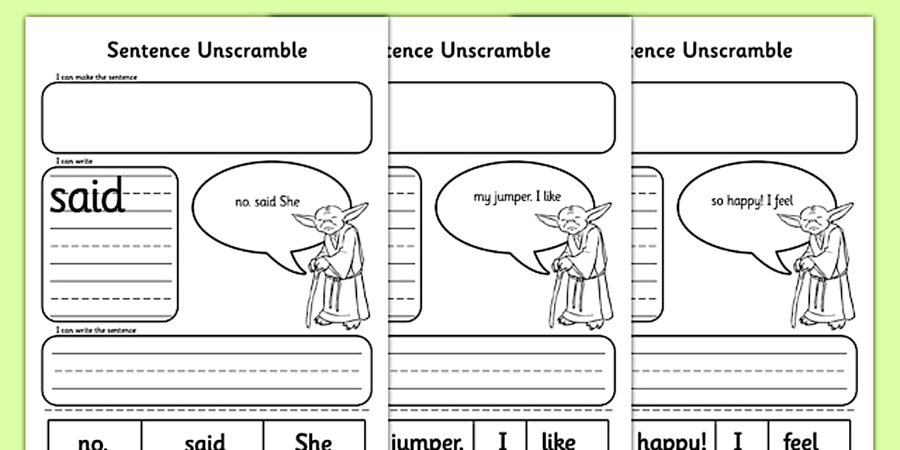 Editable Phase 4 Space Wars Sentence Unscramble - Twinkl