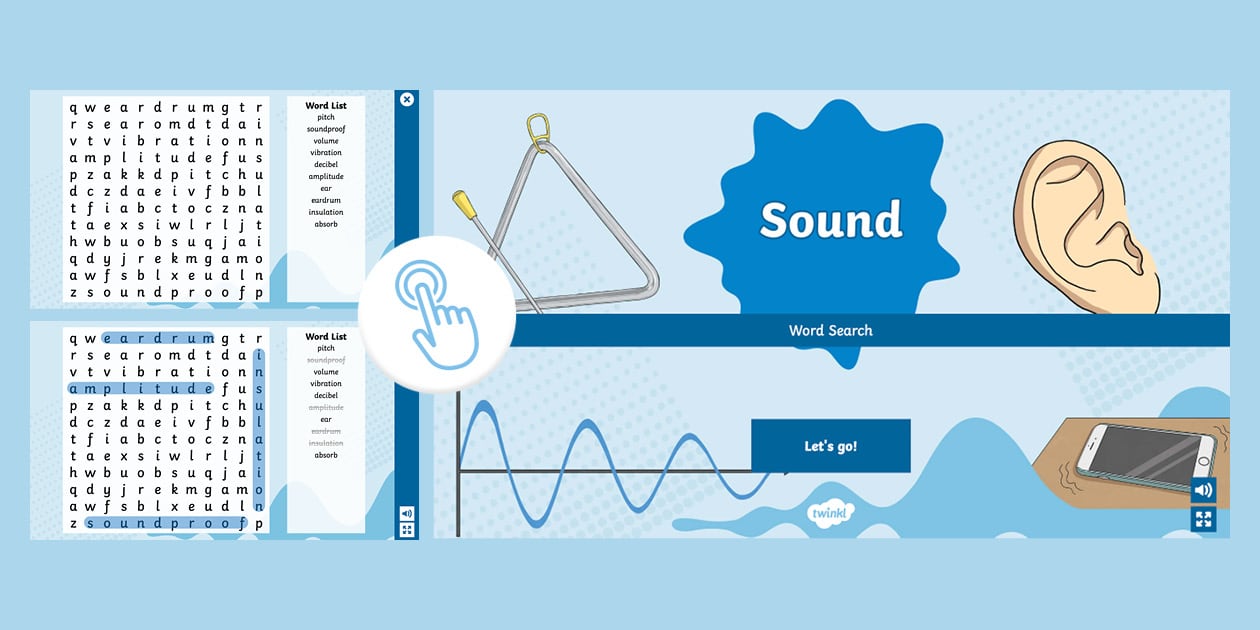 Sound Word Search (teacher made) - Twinkl