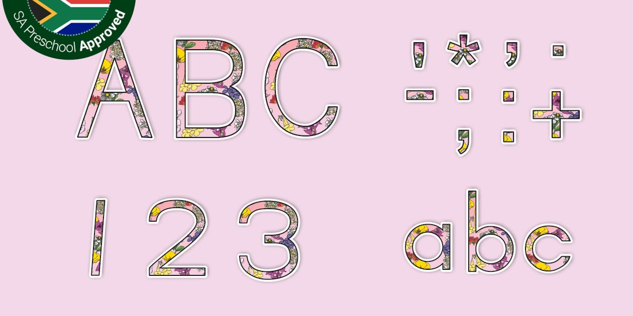 Flowers-Themed Display Lettering (teacher made) - Twinkl