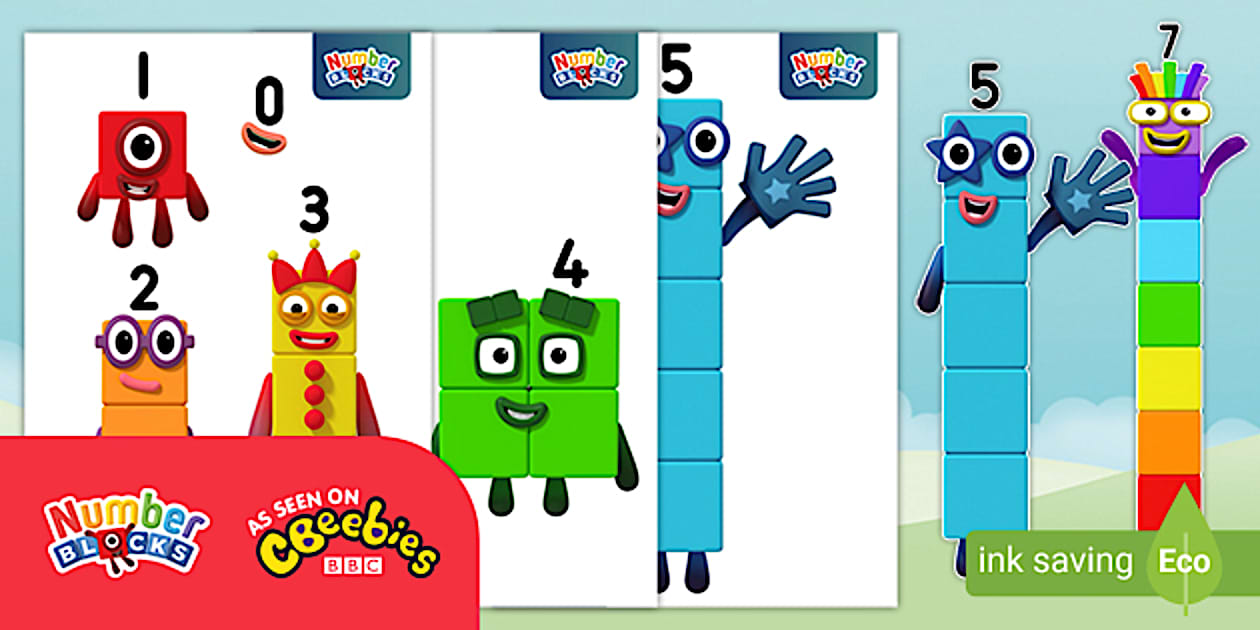 FREE! - 👉 Numberblocks: Cut-Outs - Maths Resources