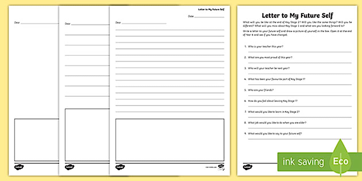 Editable A Letter to My Future Self (teacher made) - Twinkl