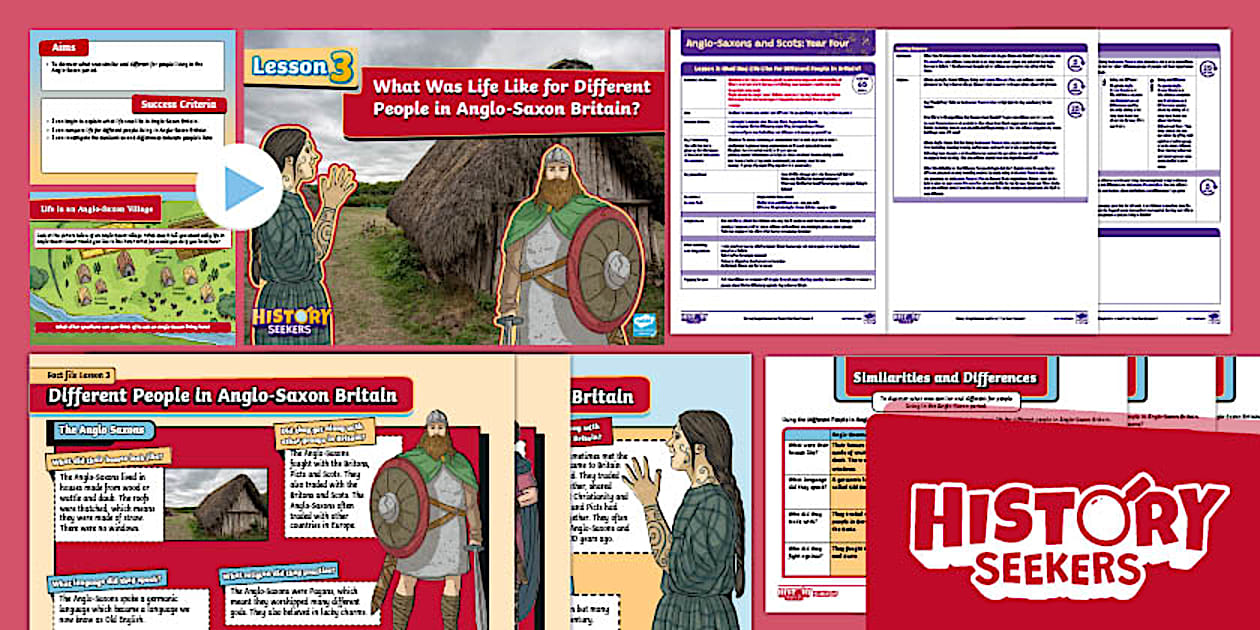 Anglo-Saxons & Scots: Lesson Pack 3 (teacher made) - Twinkl