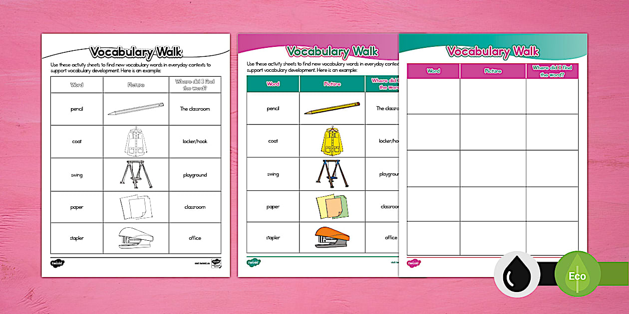 Vocabulary Canada: Vocabulary Walk