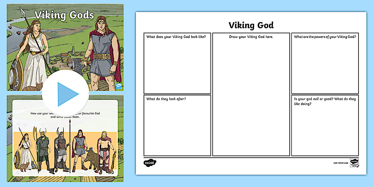 Viking PowerPoint & Worksheet - Resource Pack (teacher made)