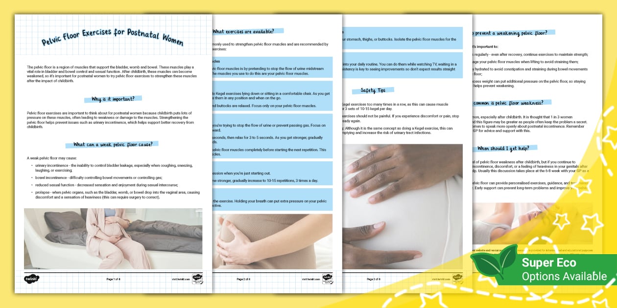 FREE! - A Midwife’s Guide to Postnatal Pelvic Floor Exercises