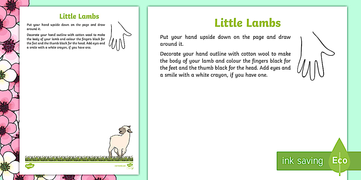 Spring Lamb Craft