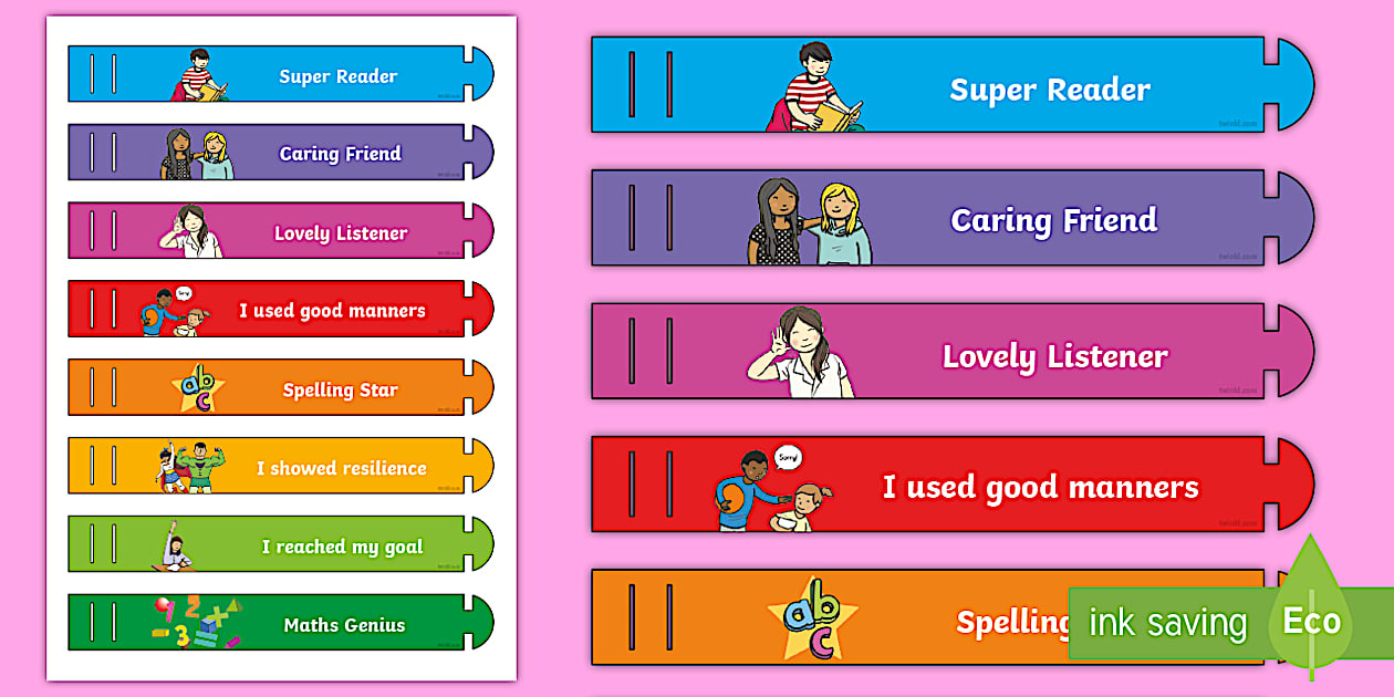 Editable Brag Bracelets Activity (teacher made) - Twinkl