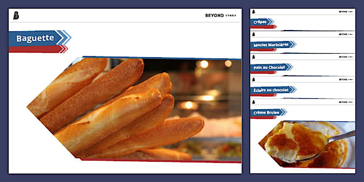 French Food Display Photos (teacher made) - Twinkl