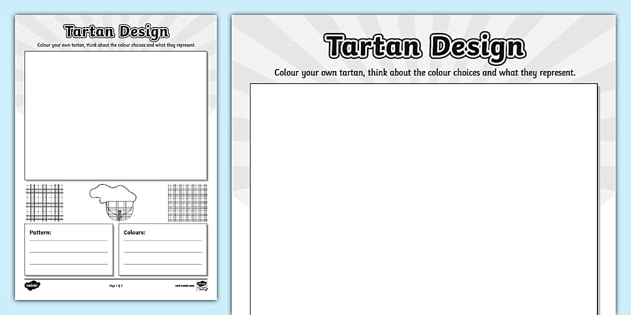 Tartan Design Activity