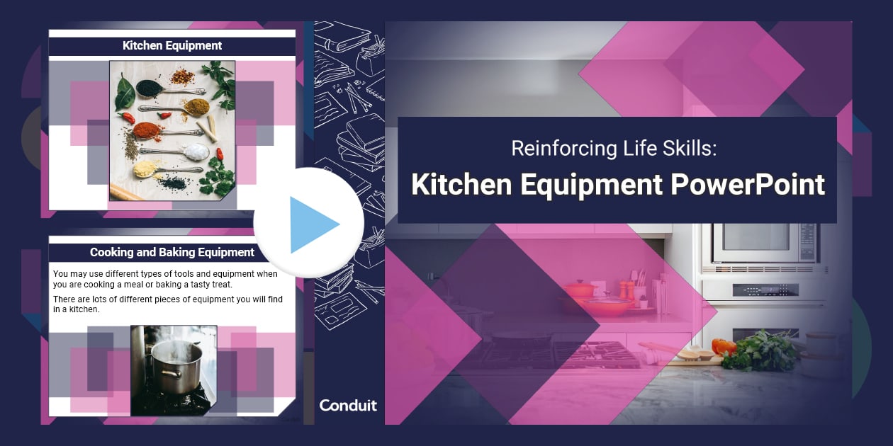 Reinforcing Life Skills: Kitchen Equipment PowerPoint