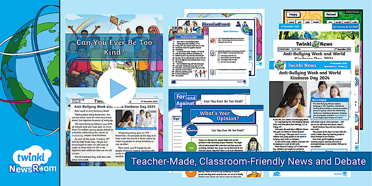 Anti-Bullying Week: Can You Ever Be Too Kind? | Twinkl Resources