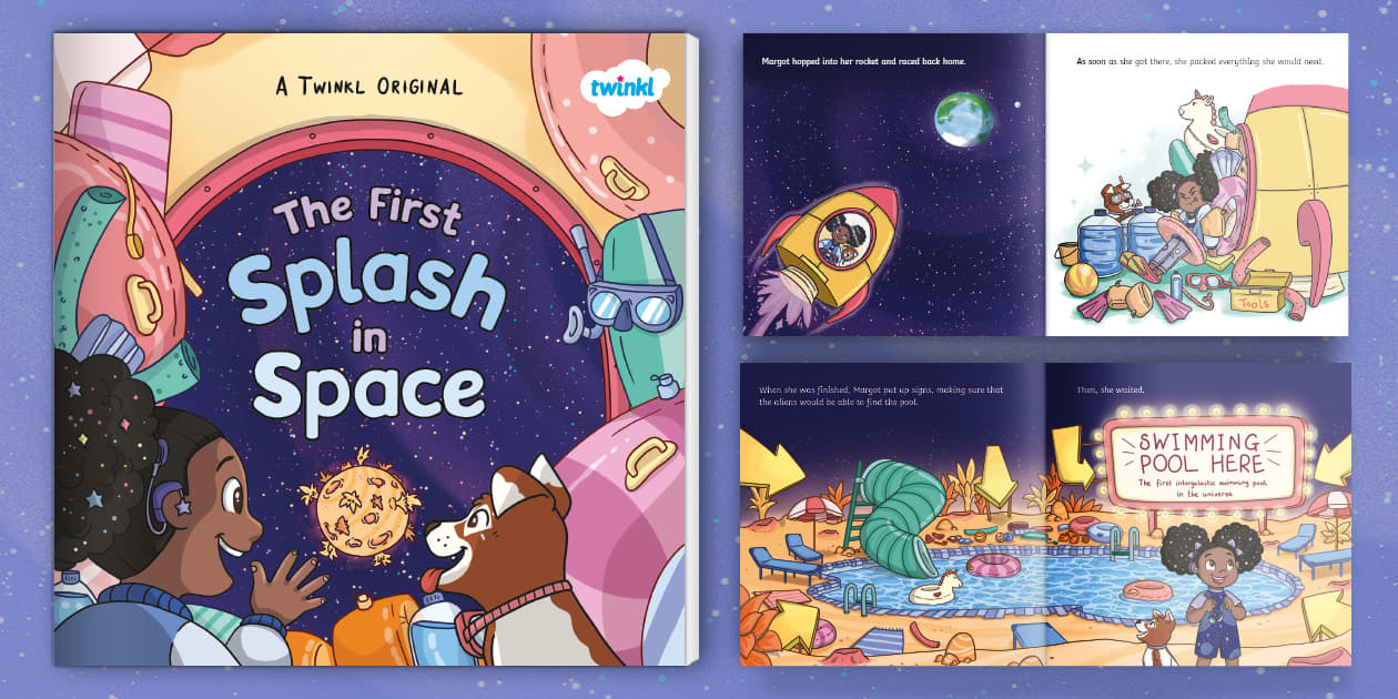 The First Splash in Space eBook (professor feito) - Twinkl