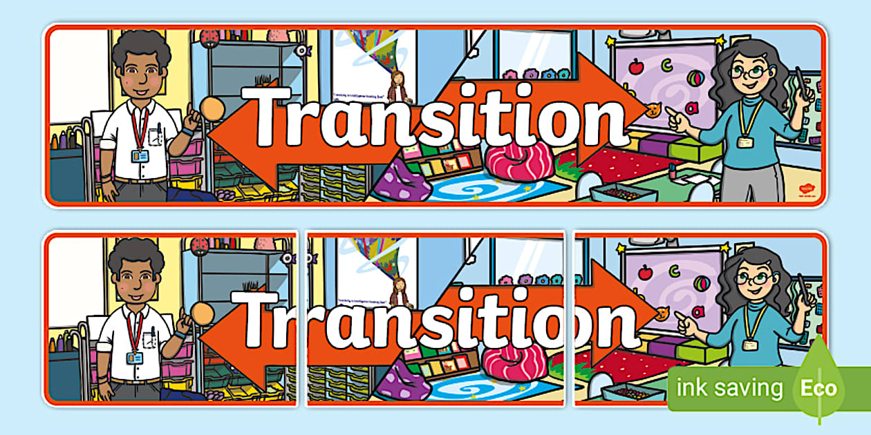 Transition Display Banner (teacher made) - Twinkl