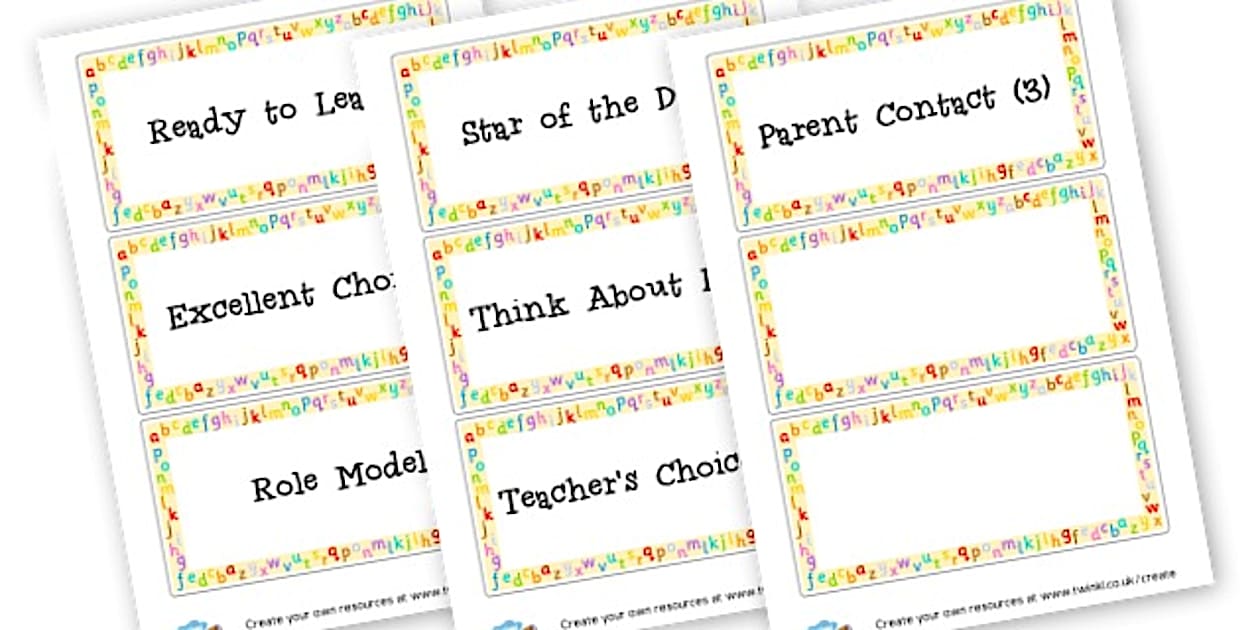 Class Behaviour Chart (teacher made) - Twinkl