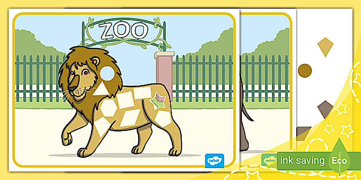 Completează imaginea animalelor de la Zoo – Activitate