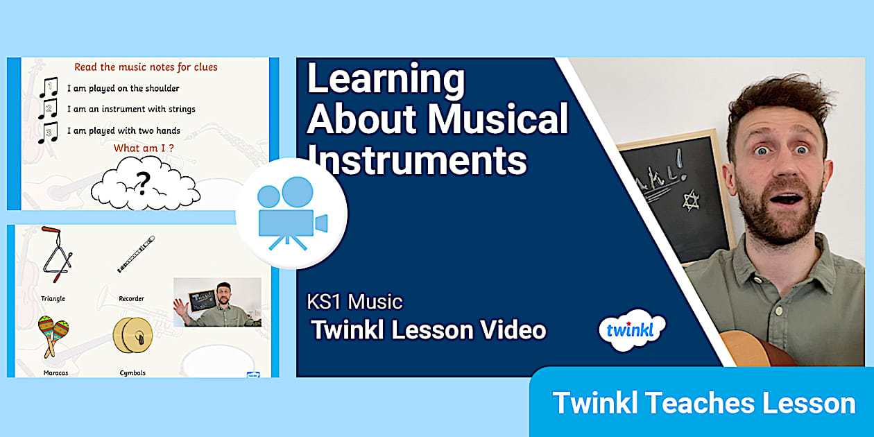 👉 KS1 (Ages 5-7) Music: Musical Instruments Video Lesson