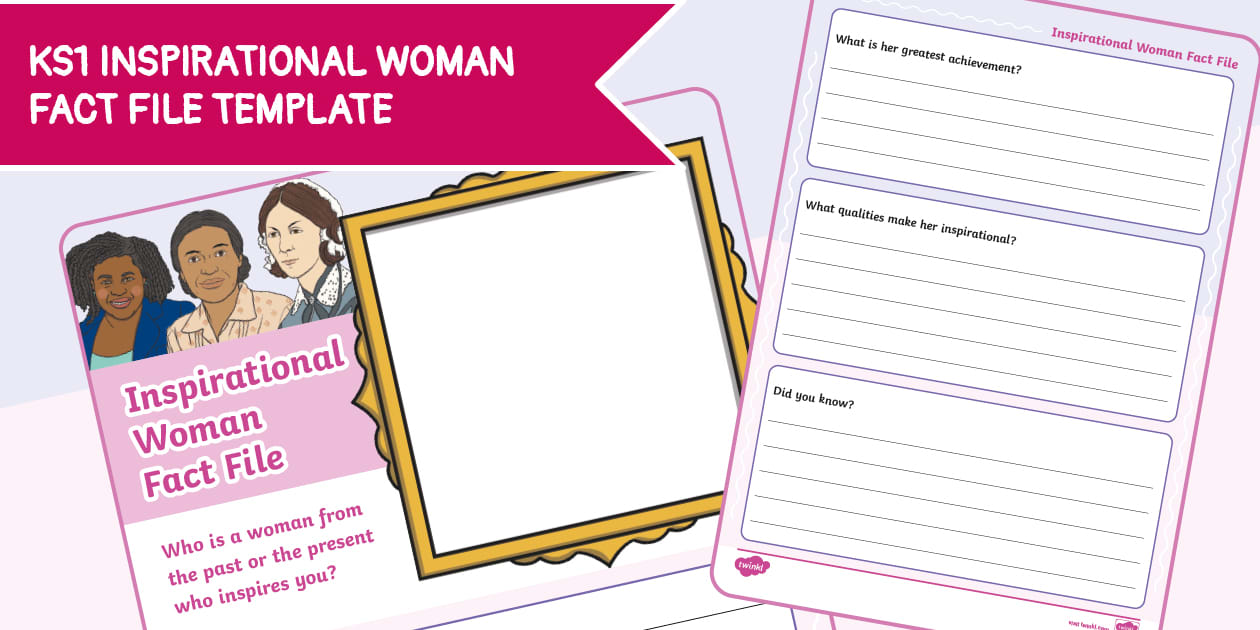 KS1 Inspirational Woman Fact File
