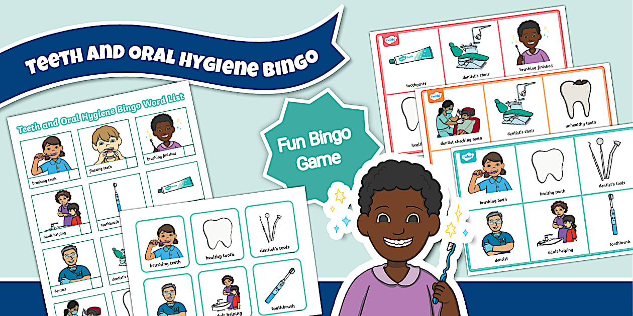 Teeth and Oral Hygiene Bingo