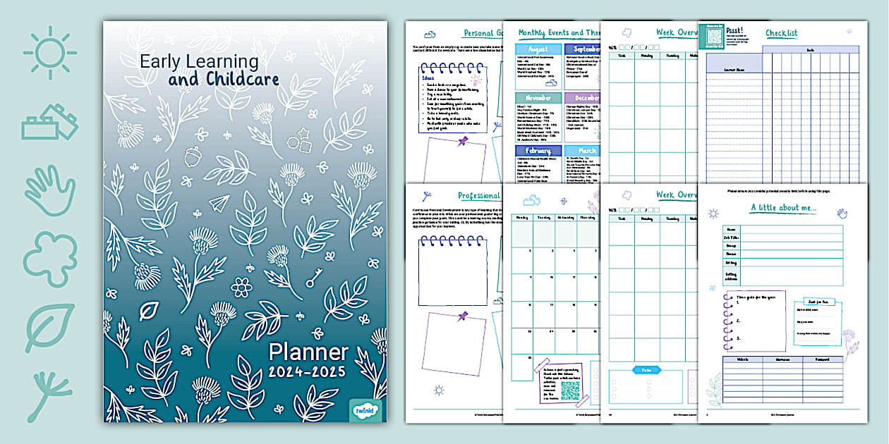 Early Childhood Scottish Educator Planner 2025-2026 - Twinkl